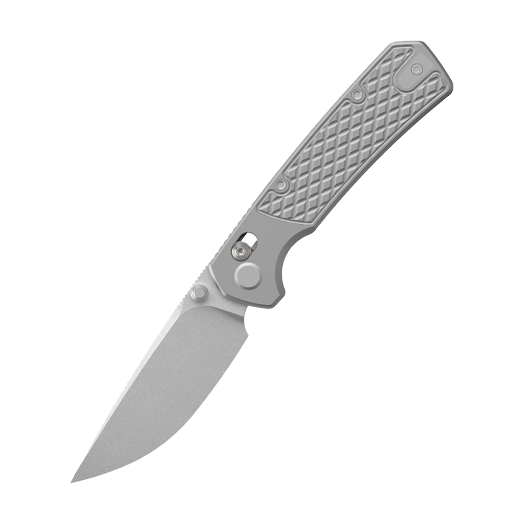 (Pre-order) : Geo knife Blaze Axis lock Folding Knife Gray 6AL4V Titan